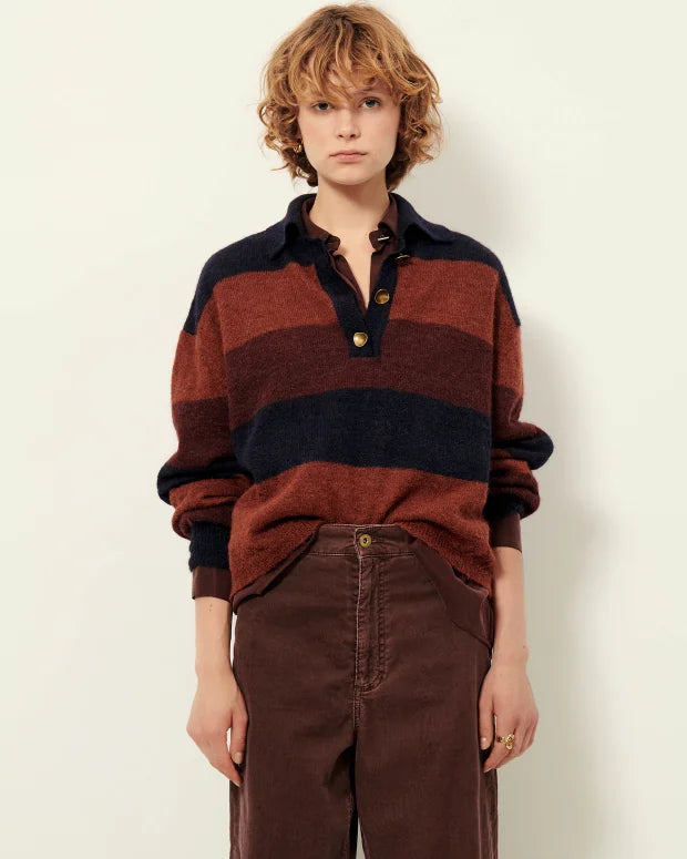 Sessun Sweater Cobby Navyrust – Arniko Concept Store